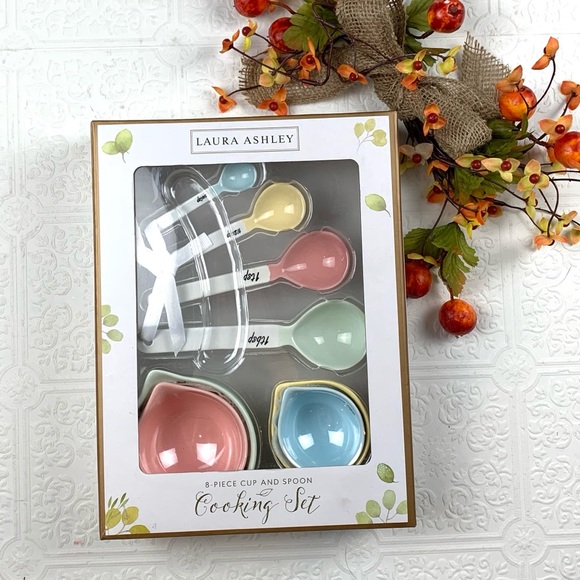 Laura Ashley | Kitchen | Laura Ashley Cooking 8 Piece Cup And Spoon Set ...